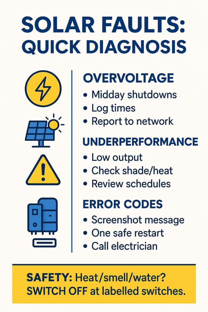 Diagnosing Common Inverter & Battery Faults in Solar Systems ...